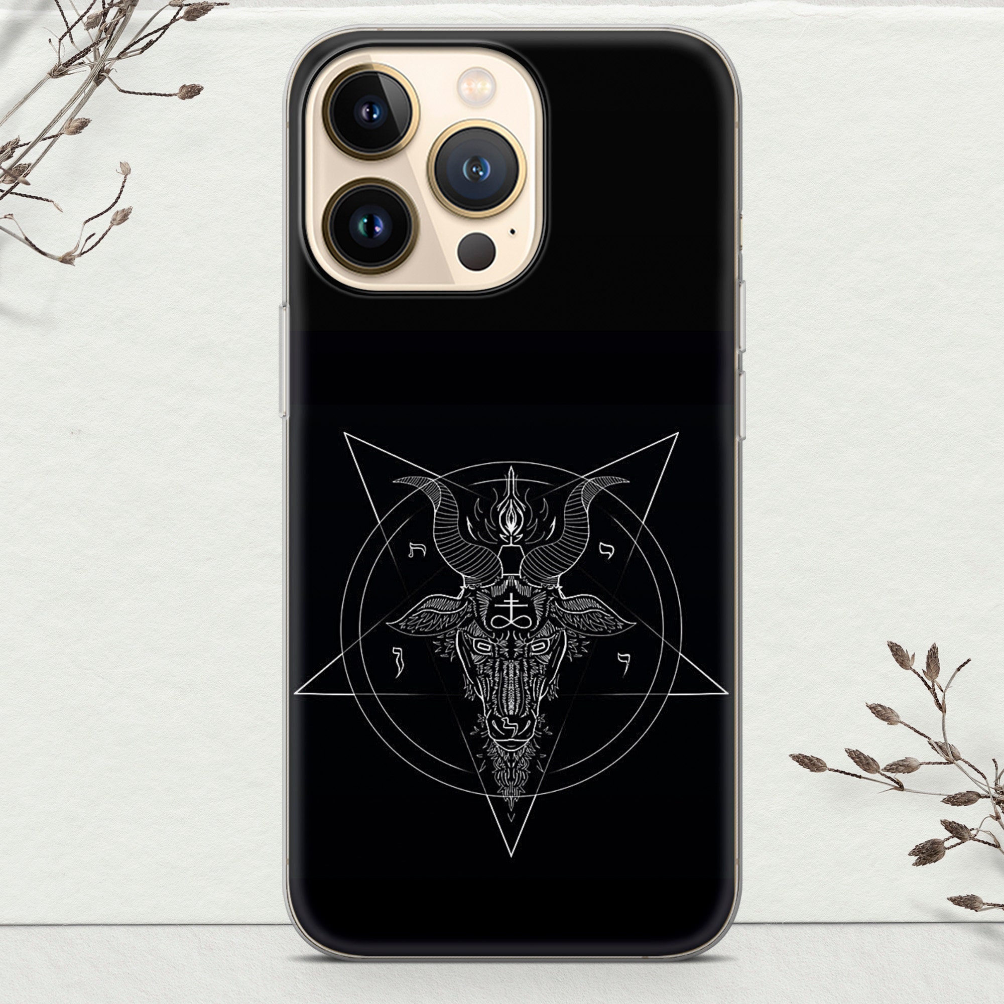 Satanic Phone Case Witcher Cover Fits for Pixel 8 Pro 7A 6A iPhone 15 ...