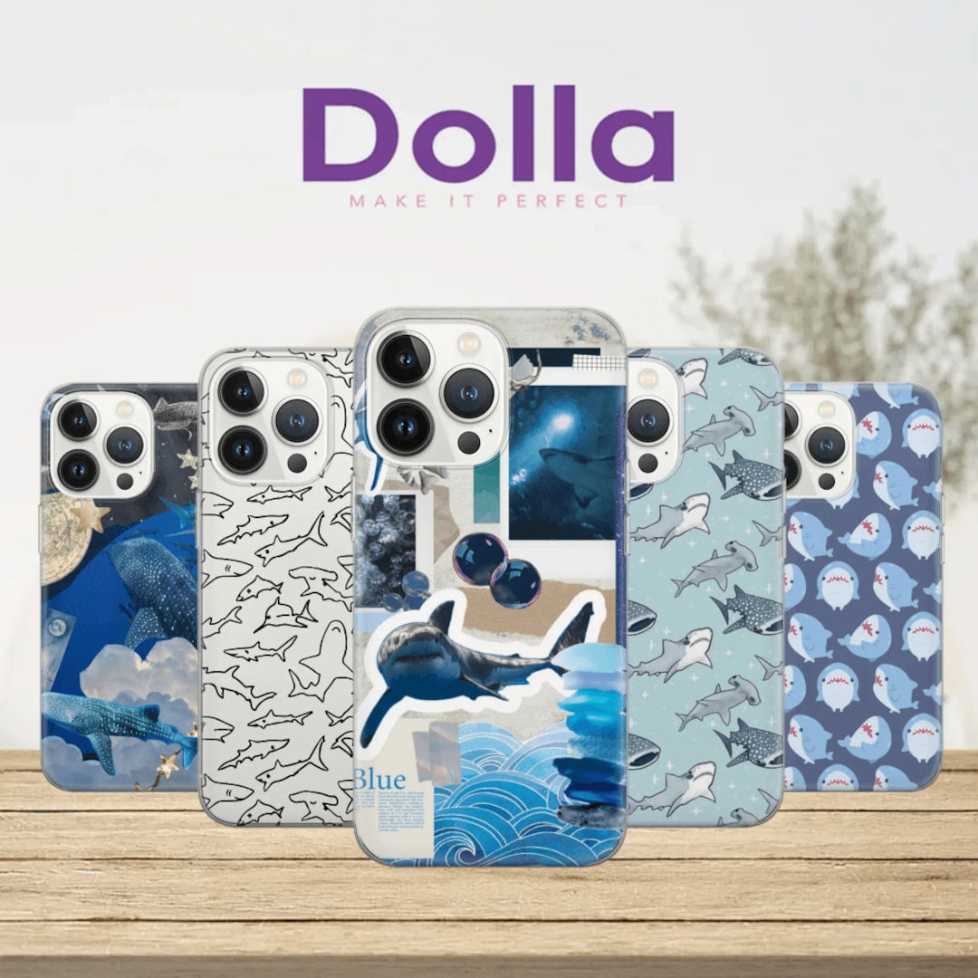 Shark Phone Case Sharkcore Cover for Pixel 9 8 Pro 7A, iPhone 16 15 14 ...