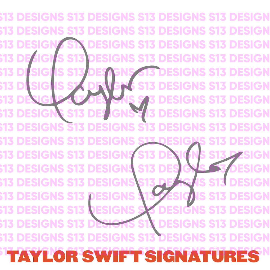 Taylor Swift SVG Autograph Design Cut File for Cricut | Etsy