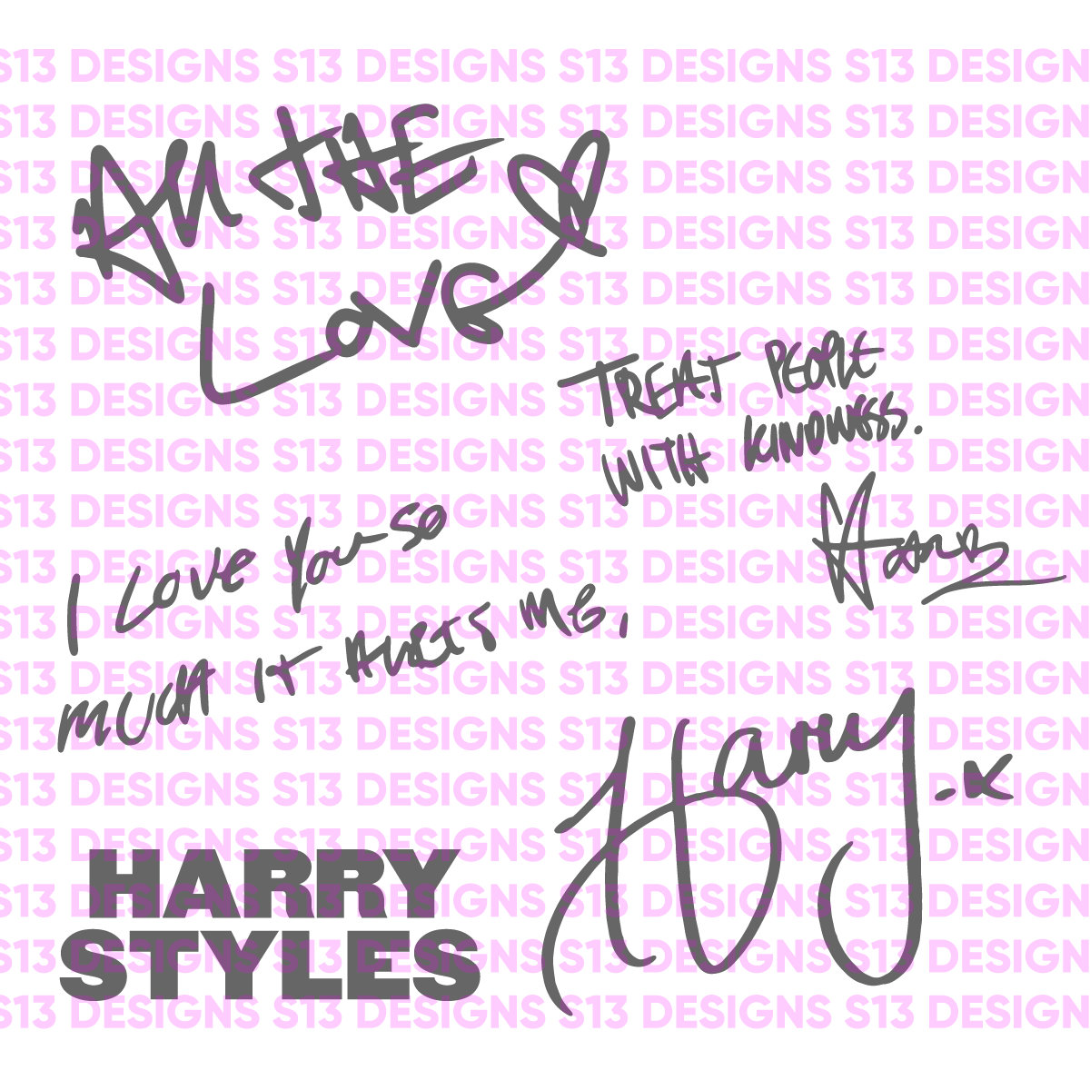 Digital 5 Harry Styles SVGs design cut files for Cricut designspace and ...