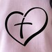 Heart With Cross SVG: Christian Clipart (digital Download) - Etsy