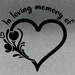 Memorial Heart & Flowers SVG: in Loving Memory Design (digital Download ...