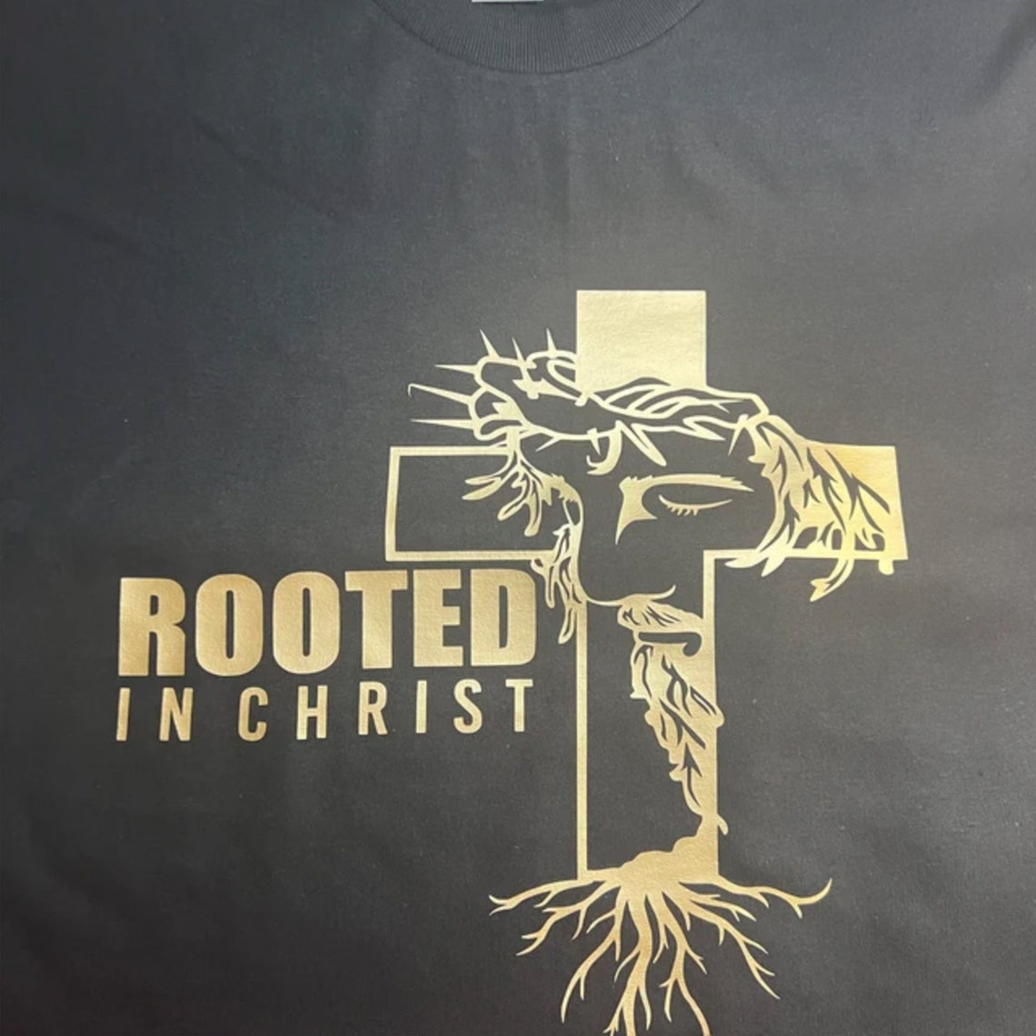 Rooted in Christ SVG Jesus Cross SVG Crucifix SVG Christian - Etsy