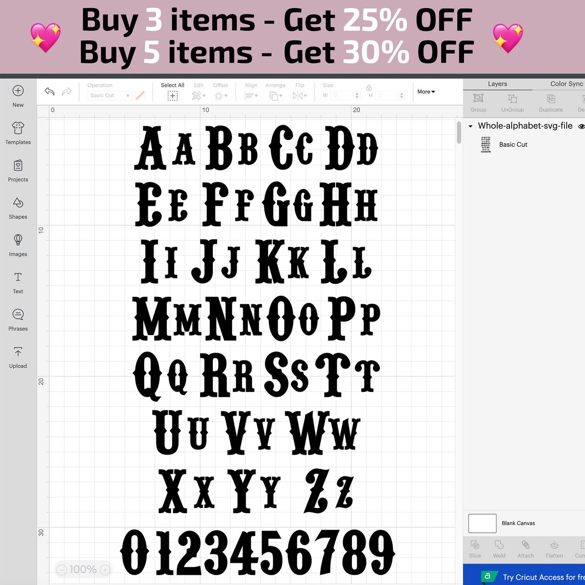 Western-style Monogram SVG + TTF Alphabet, Monogram Font, Fishtail Font ...