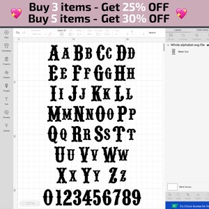 Western-style Monogram SVG + TTF Alphabet, Monogram Font, Fishtail Font ...