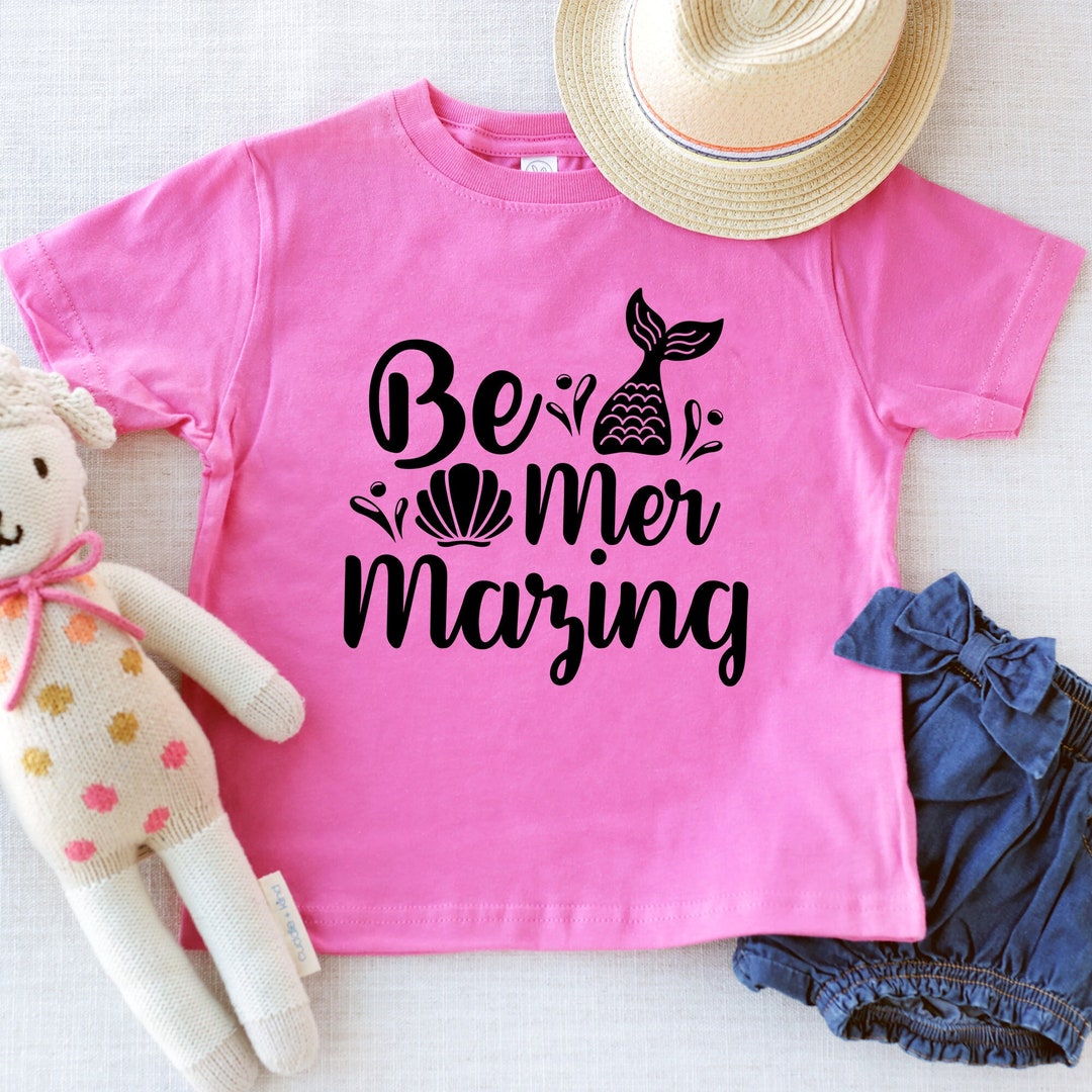 Mermaid SVG: 'be Mer Mazing' Shirt Design (digital Download) - Etsy