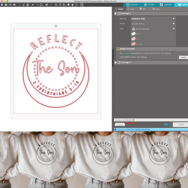Reflect the Son SVG Christian SVG Jesus SVG Scripture Svg - Etsy