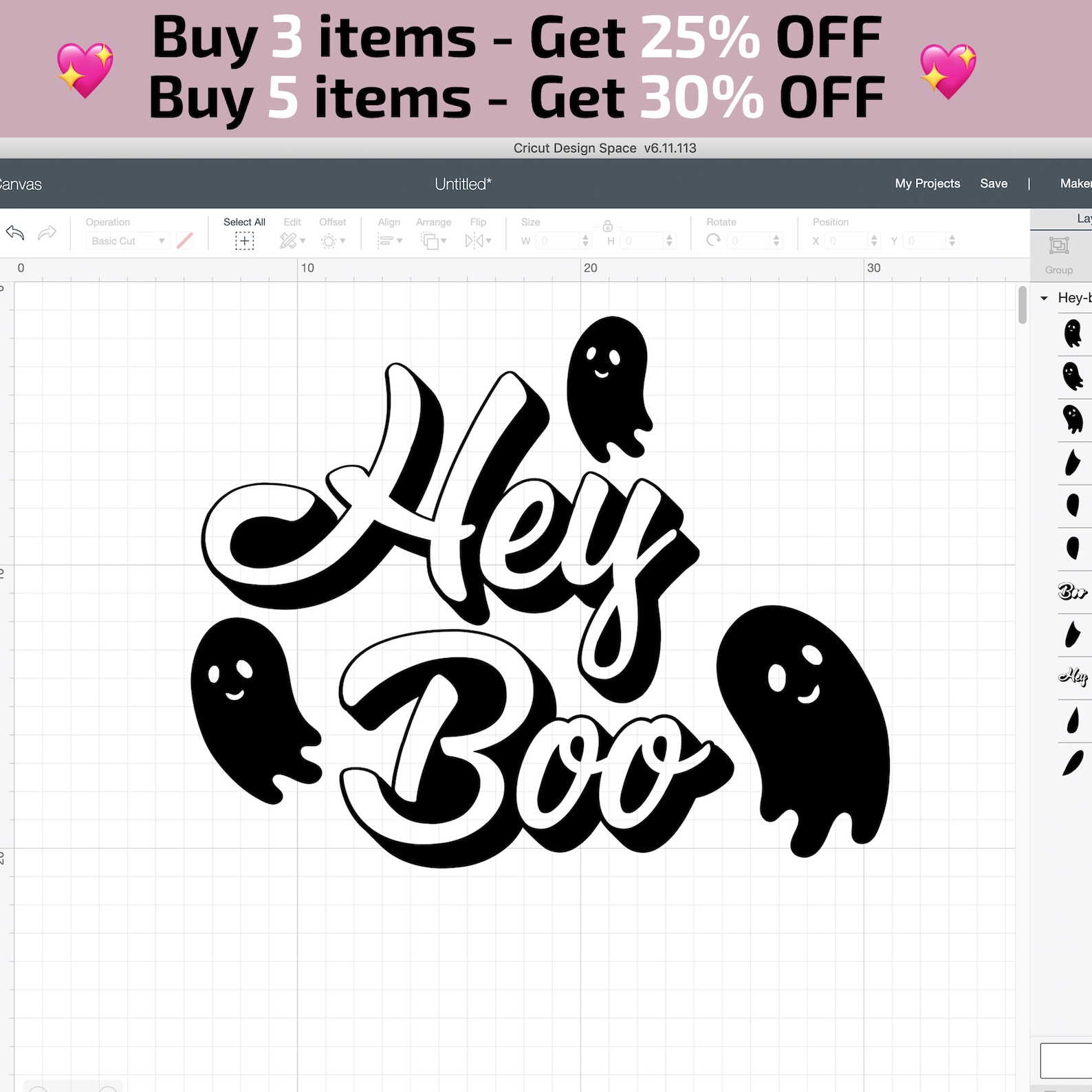 Hey Boo SVG Halloween SVG Ghost SVG Halloween Shirt Svg | Etsy