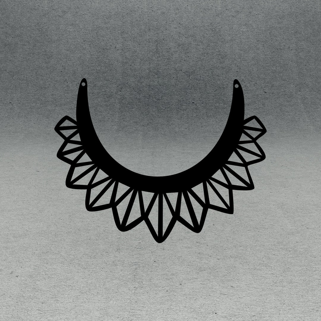 Necklace SVG Cut File: Leather Jewelry Template (digital Download) - Etsy