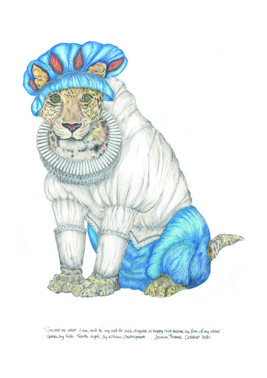 The Leopard Who Tried to Hide Her Spots. Inspired by Shakespeare's ...