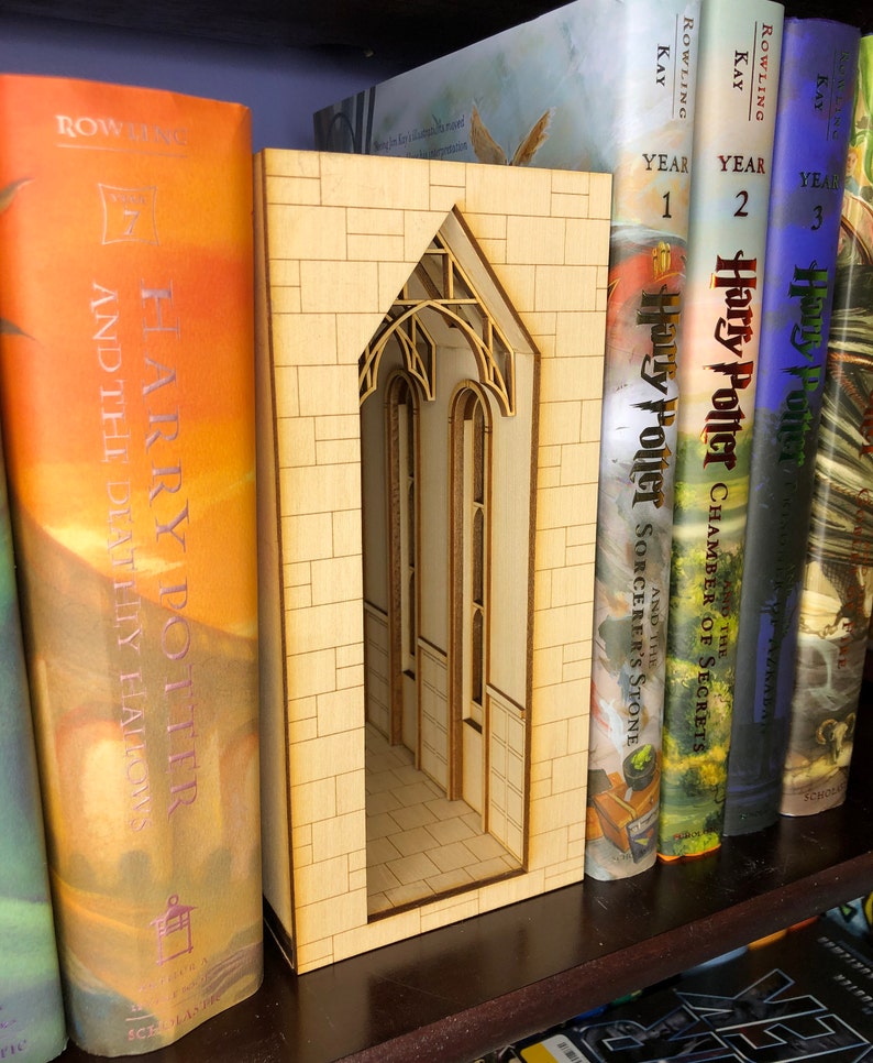 Great Hall Book Nook Shelf Insert Kit - Etsy