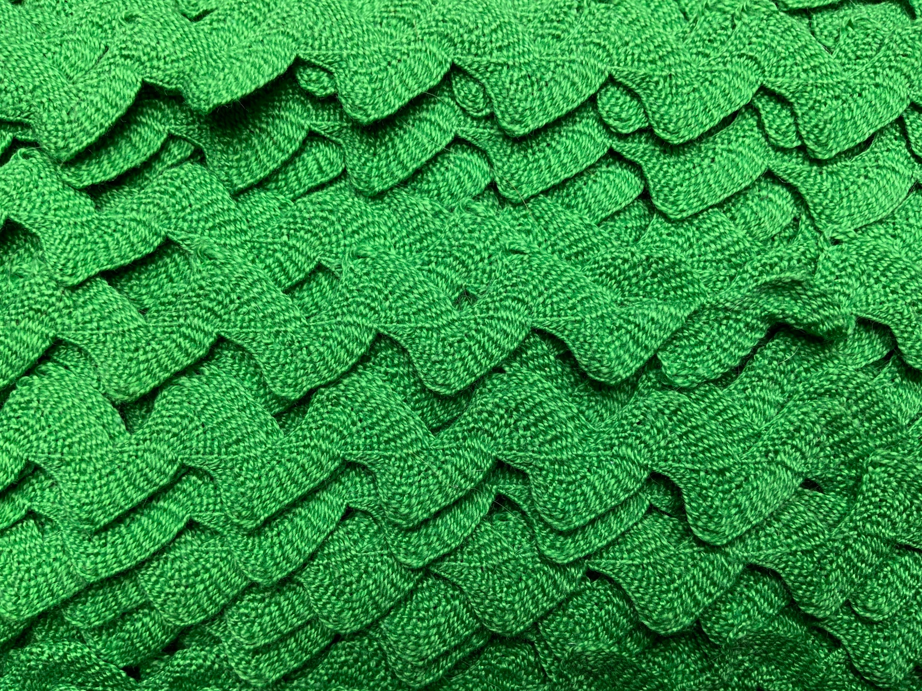 Vintage Cotton Green Rick Rack, Vintage Ric Rac, French Haberdashery ...