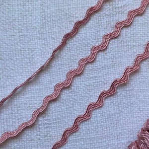 Vintage French Cotton Pink Rick Rack, Vintage Ric Rac Trim. - Etsy
