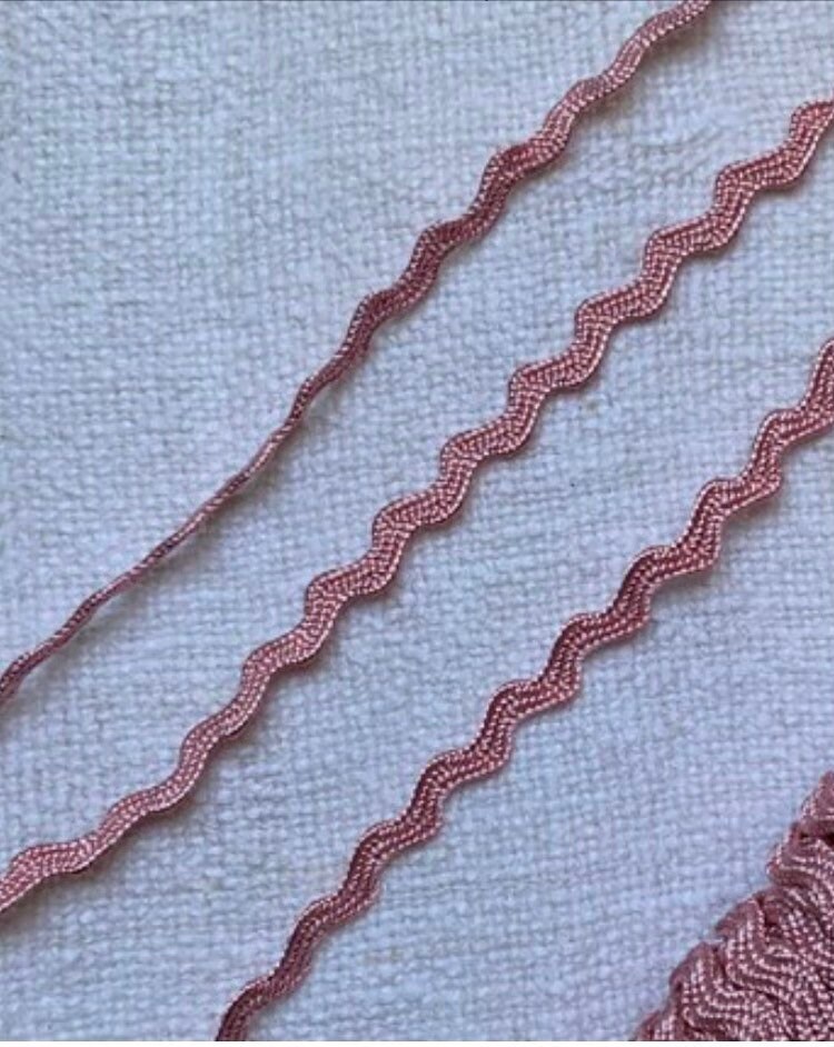 Vintage French Cotton Pink Rick Rack, Vintage Ric Rac Trim. - Etsy