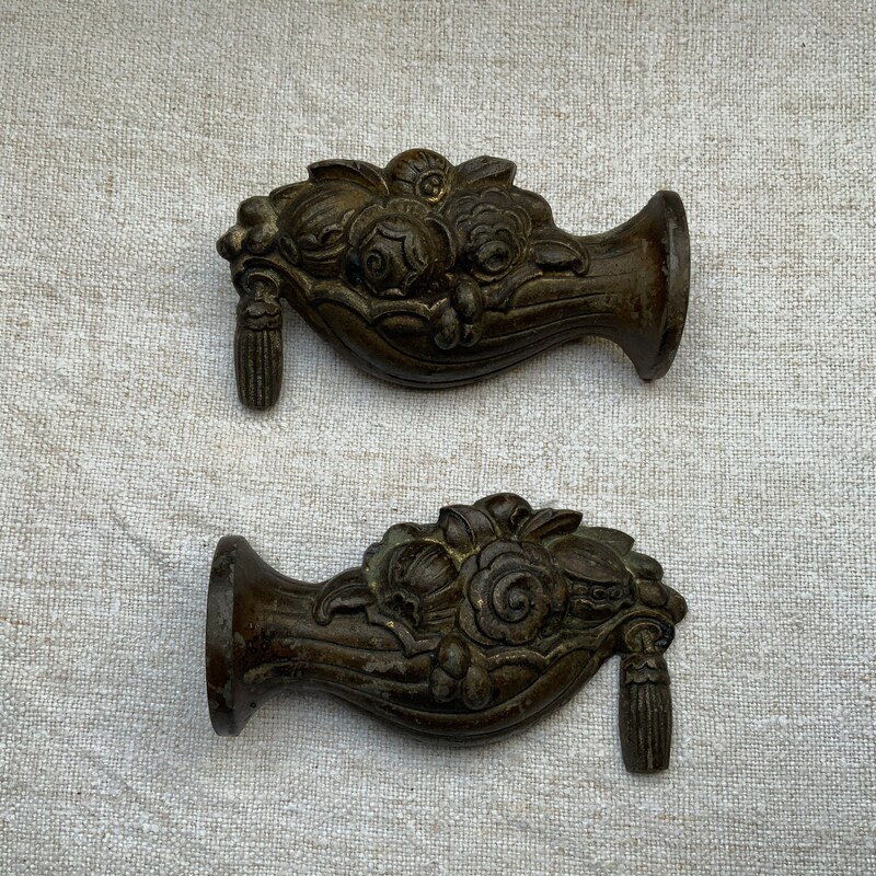 Rose Curtain Rod - Etsy