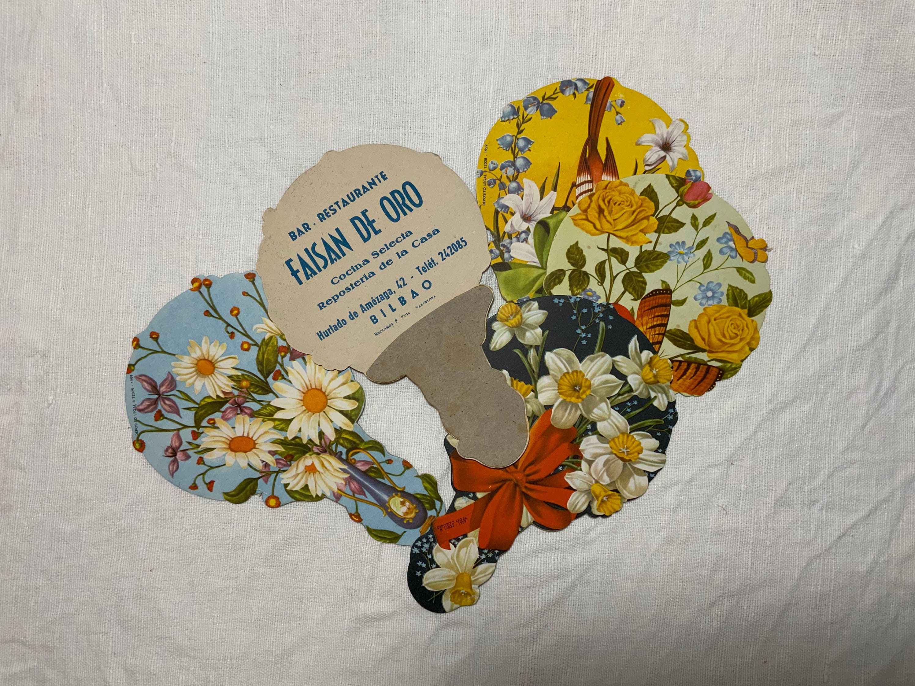 Vintage Paper Advertising Fans Ladies Cardboard Paddle - Etsy