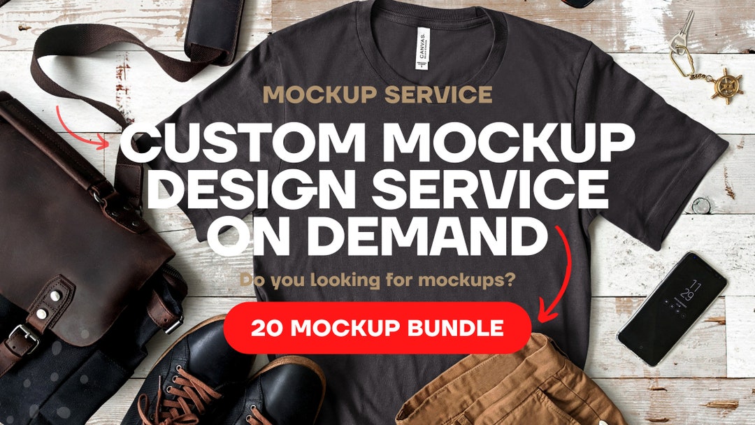 Mockup Design on Demand - Etsy