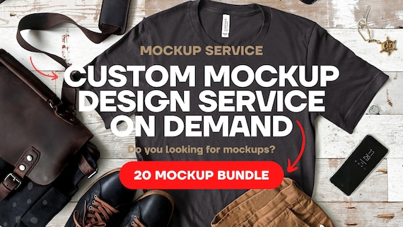 Mockup Design on Demand - Etsy