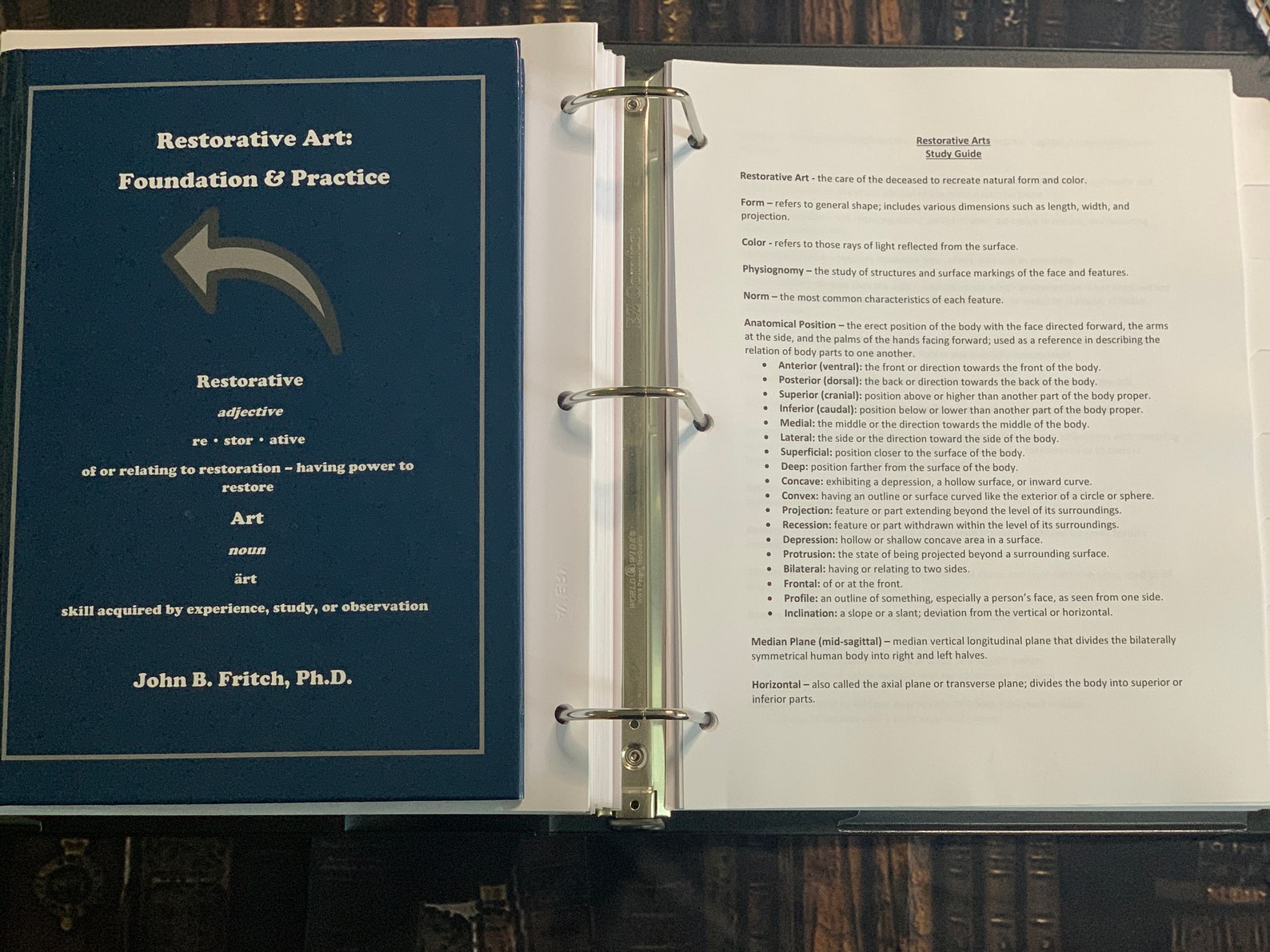 Study Guide Restorative Art: Foundation and Practice - Etsy