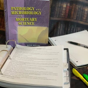 Study Guide Pathology and Microbiology for Mortuary Science - Etsy