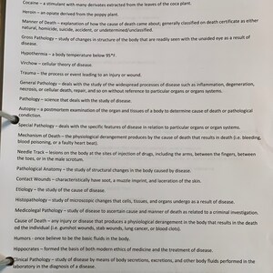 Study Guide Pathology and Microbiology for Mortuary Science | Etsy