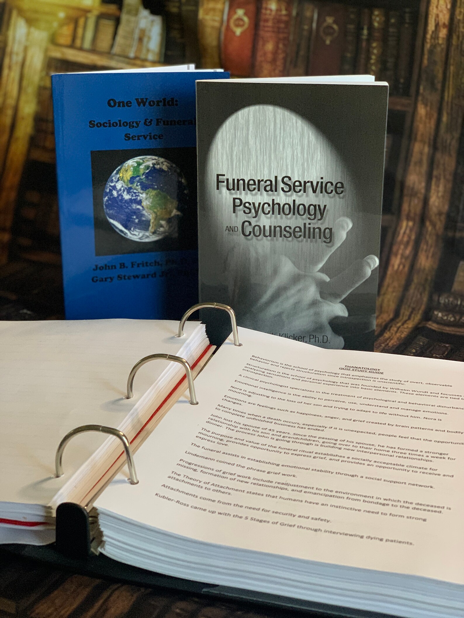 Study Guide | Thanatology | Funeral Service Psychology and Counseling ...