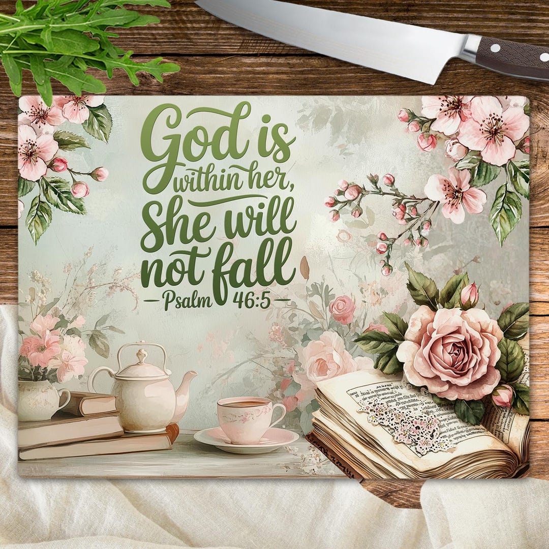 Bible Verse Cutting Board Sublimation PNG Design, Religious Mom Digital ...