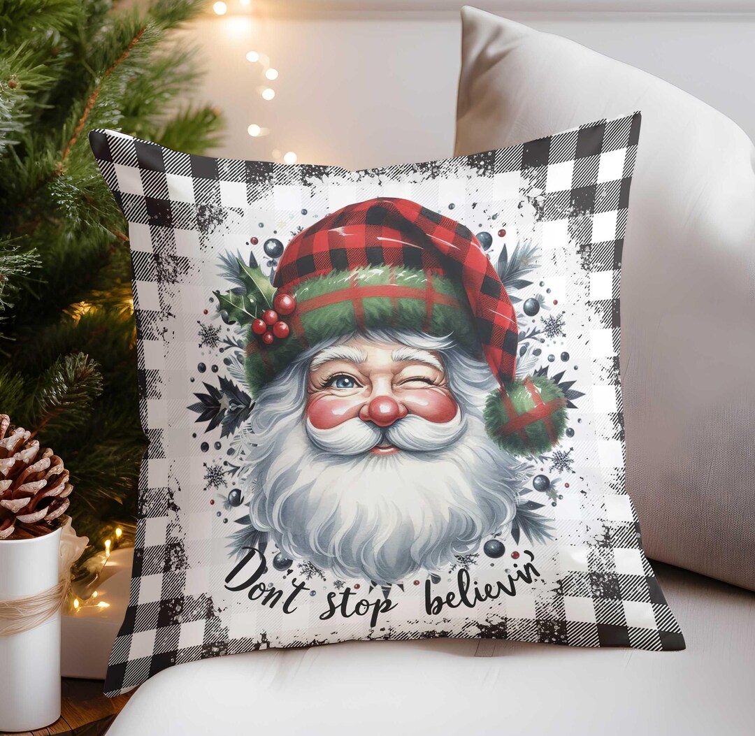 Christmas Santa Pillow Sublimation Design, Instant Download, PNG ...