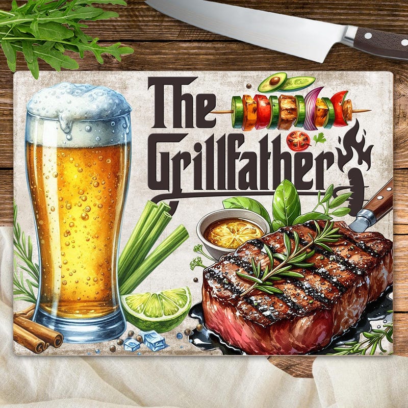 Grill Board With Design - Etsy