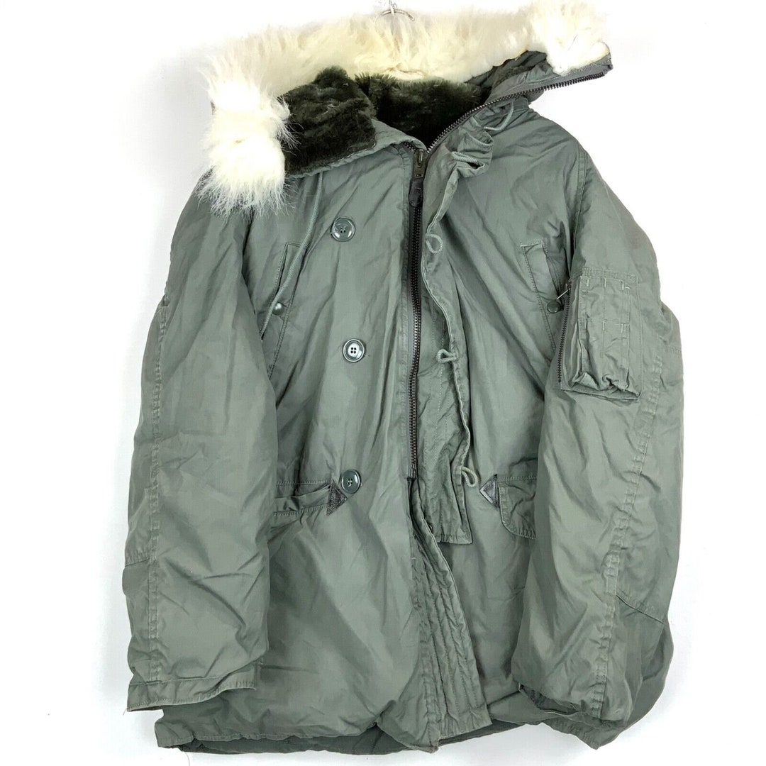 Vintage Us Military Type N-3B Extreme Cold Jacket Medium Green 1986 - Etsy
