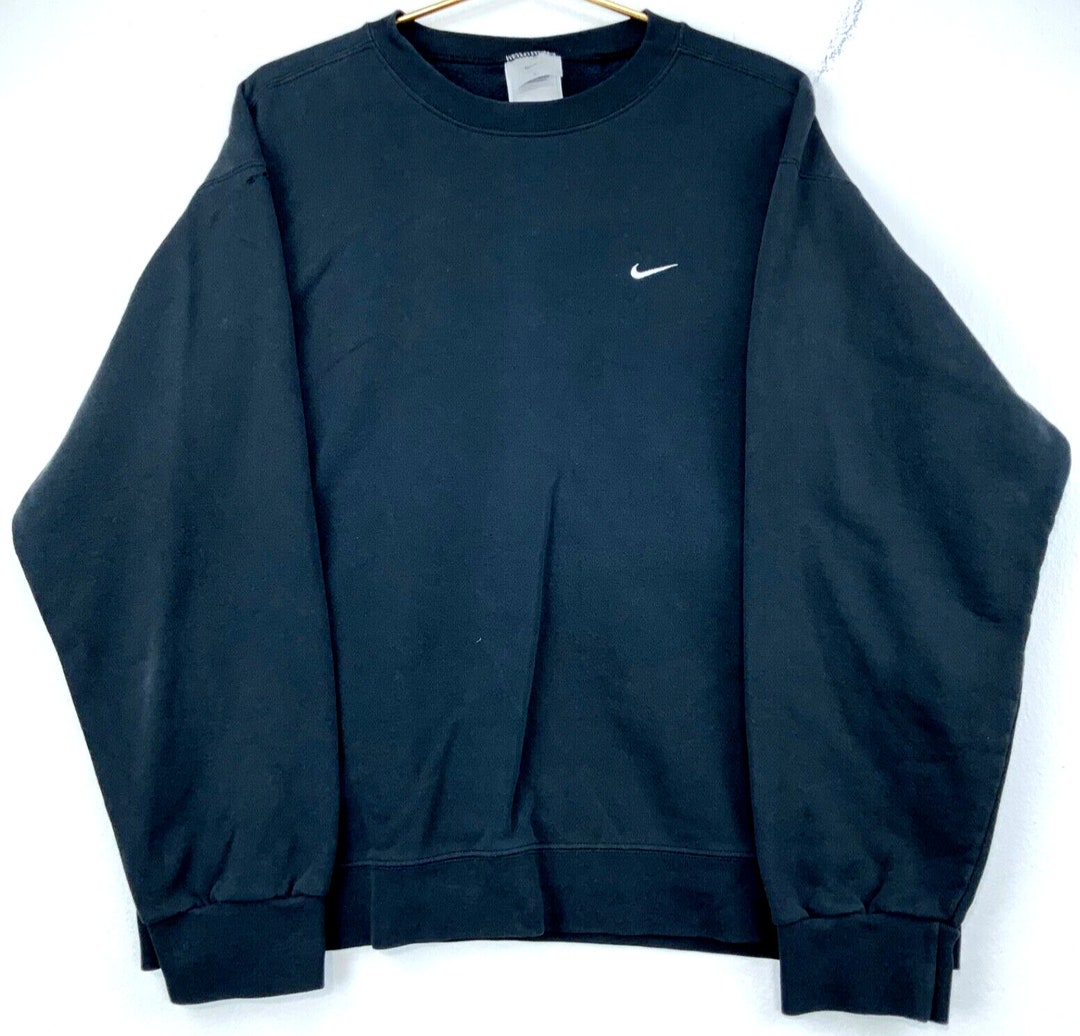 Vintage Nike Swoosh Crewneck Sweatshirt Cotton Size Large - Etsy