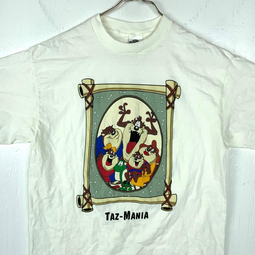 Vintage Taz Looney Tunes Acme T-shirt Medium Single Stitch Cartoon Taz ...
