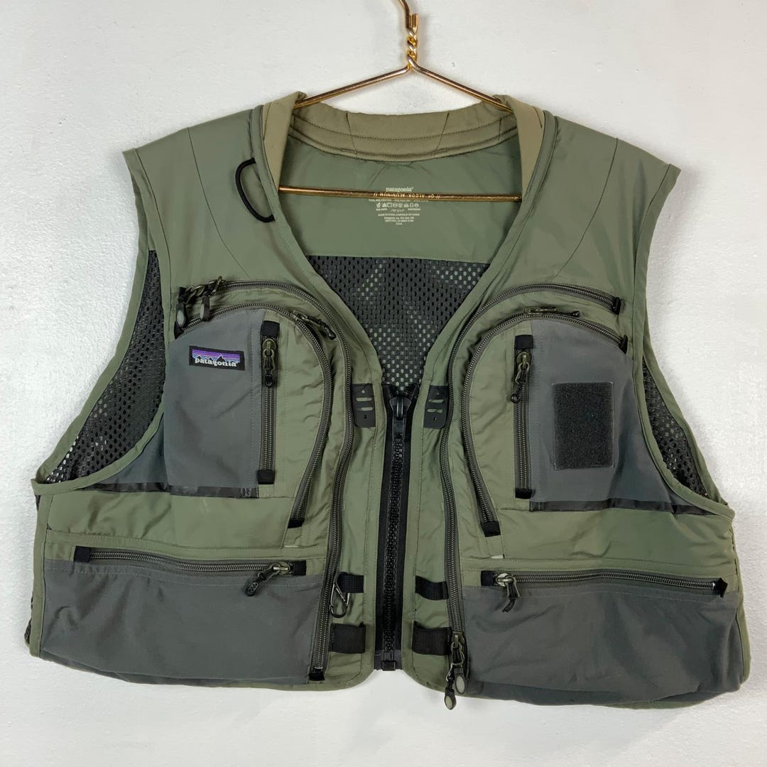 Patagonia Guide Water Fishing Vest Jacket Size Large Utility Tactical ...