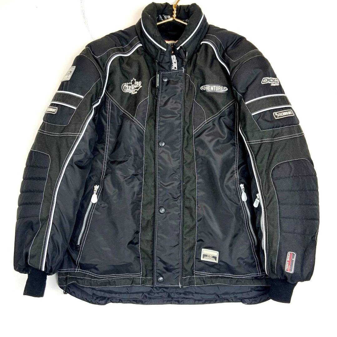 Vintage Choko Adventurer Snowmobile Racing Bomber Jacket Large - Etsy