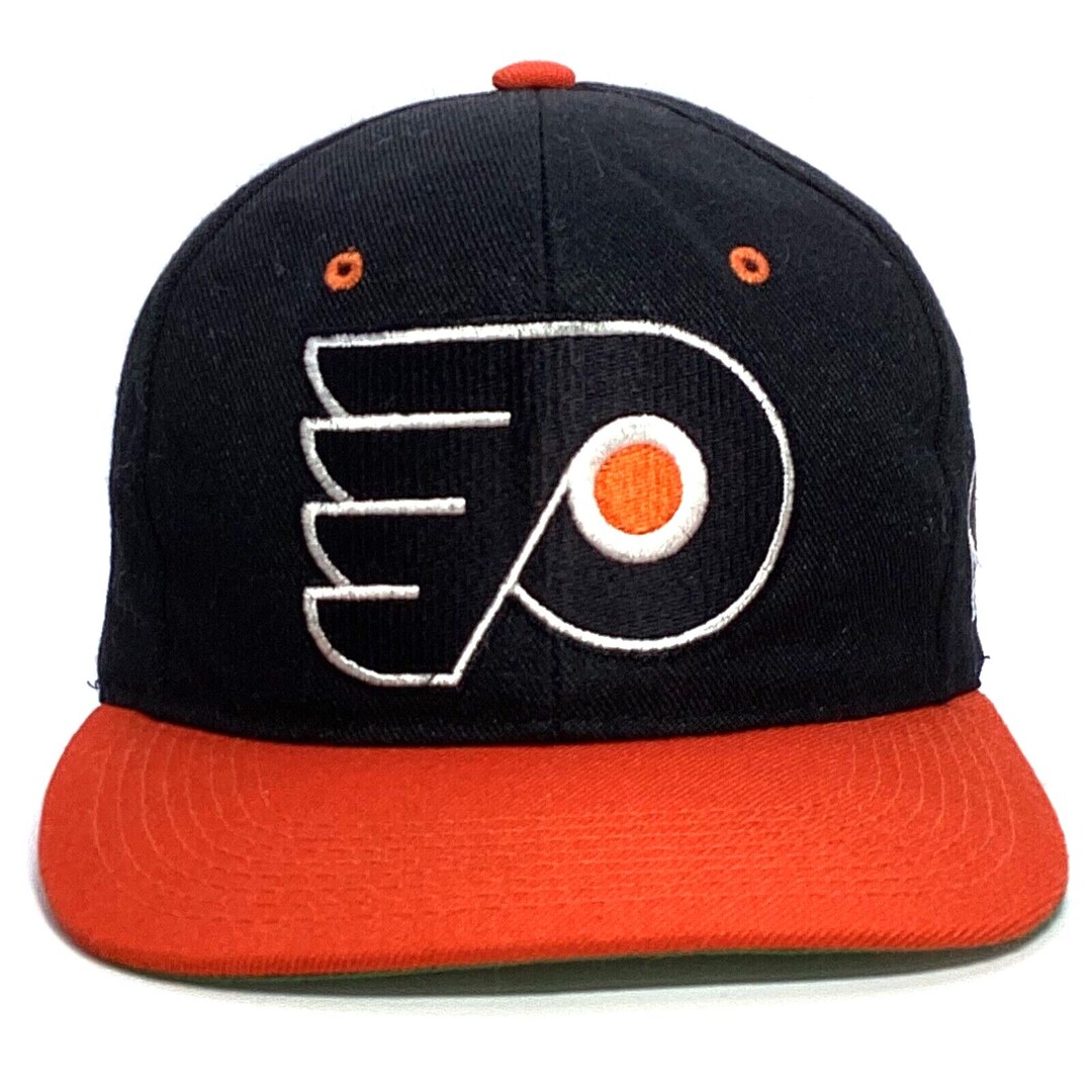 Vintage Philadelphia Flyers G Cap Snapback Hat Cap Black Nhl Hockey 90s ...