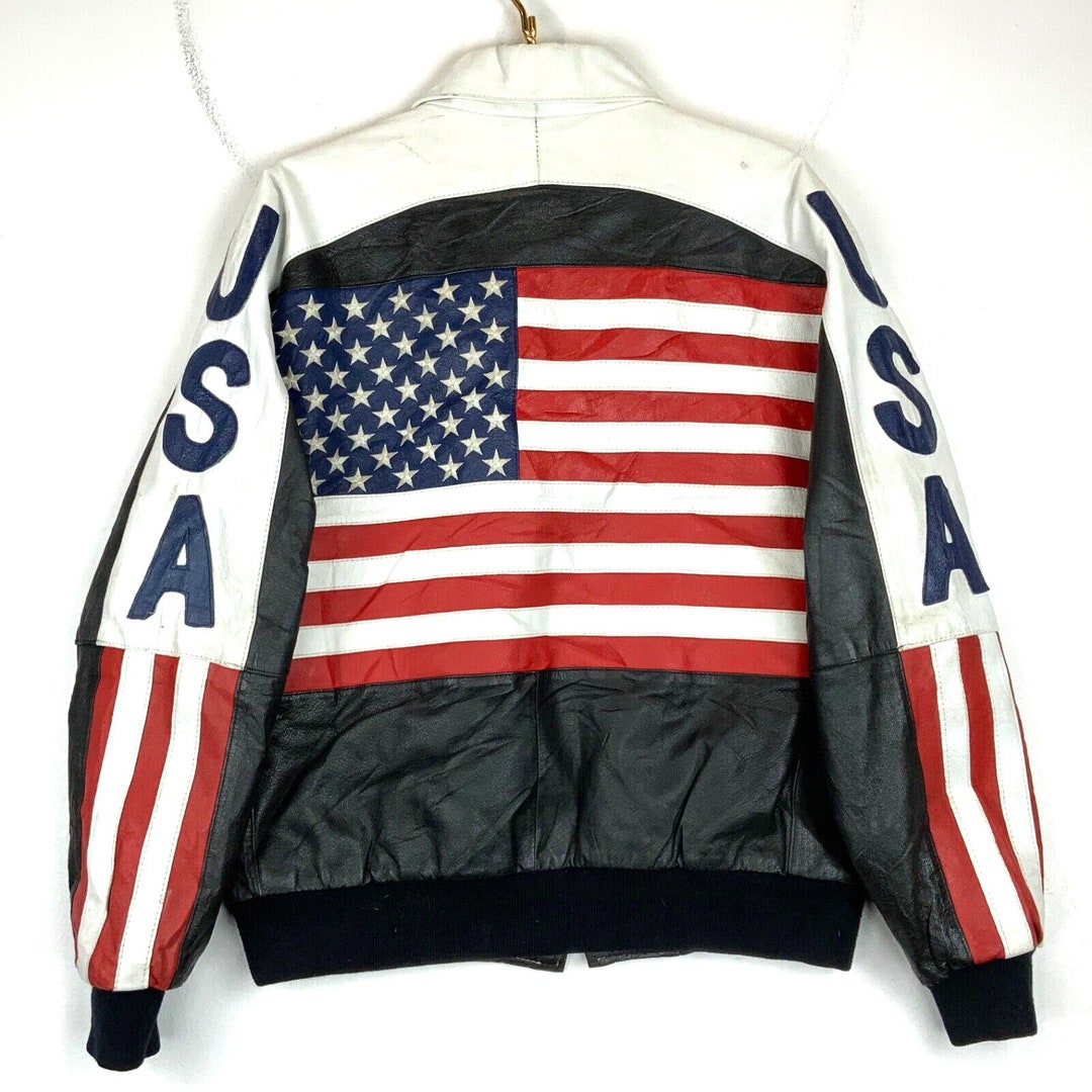 Vintage Usa Michael Hoban Wheremi Full Zip Leather Jacket Size - Etsy