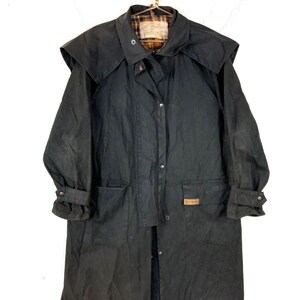 Vintage Stockman Brumby Wax Hunting Jacket Size 5-M Made Australia Snap ...