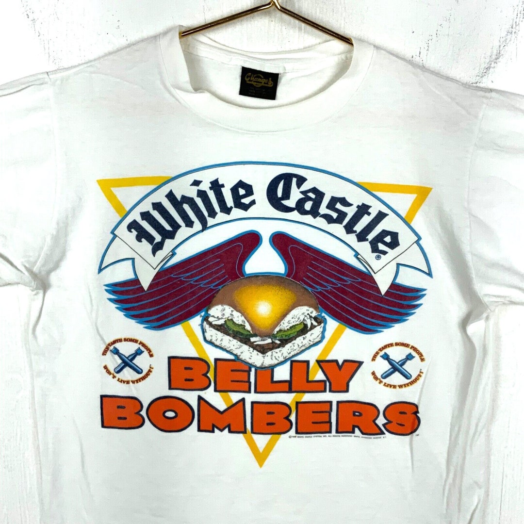 Vintage White Castle Changes T-shirt Belly Bombers 1989 Large Made in ...