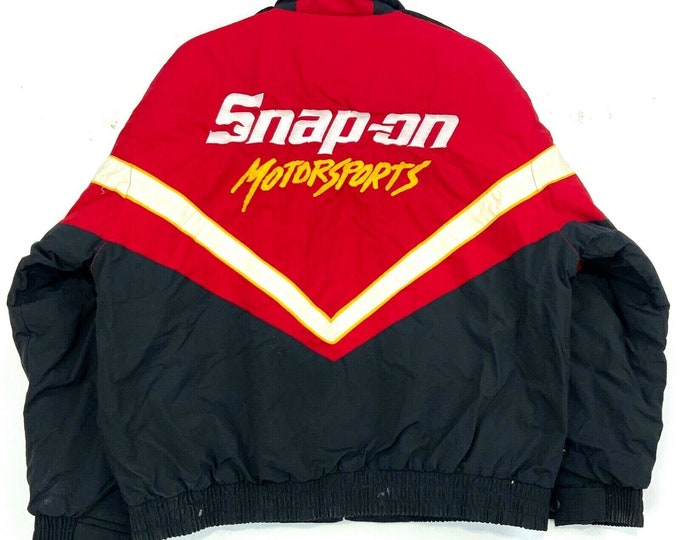 Snap-on Motorsport Collection Vintage Insulated Racing Jacket XL Red ...