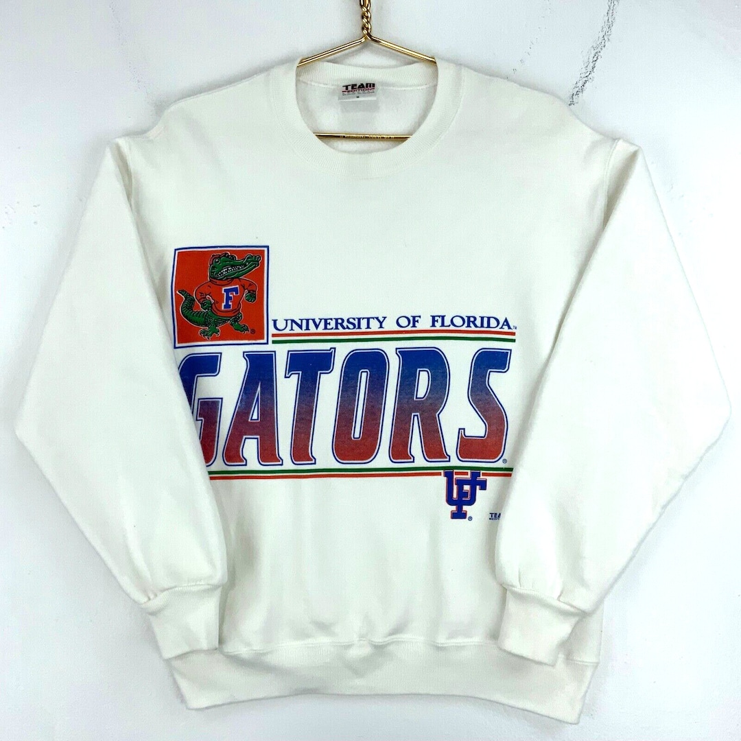 Vintage University of Florida Gators Sweatshirt Medium White - Etsy ...
