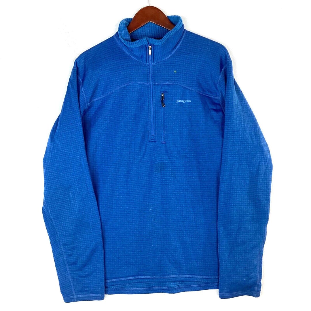 Patagonia Polartec Regulator R1 Fleece Sweater Jacket Extra Large Blue ...