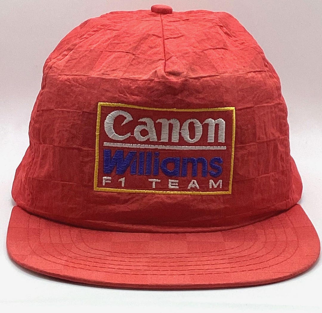 Vintage Canon Williams Formula 1 Snapback Hat Cap Adjustable - Etsy
