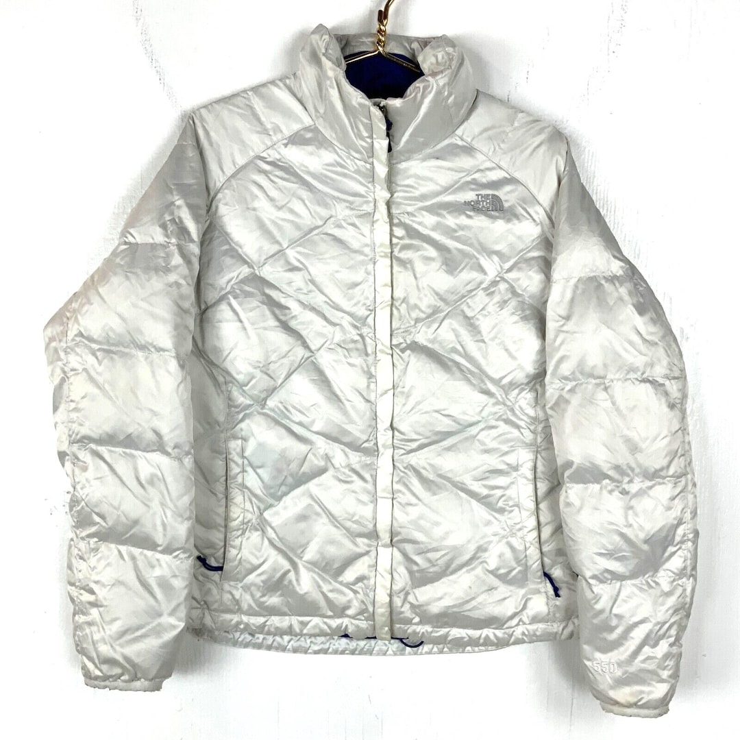 The North Face Aconcagua Women's 550 Down Jacket XL White Full Zip ...
