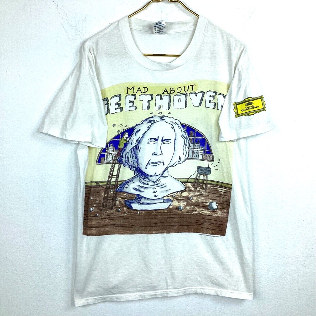Vintage Mad About Beethoven T-shirt Size Large 90s 1993 Gem - Etsy