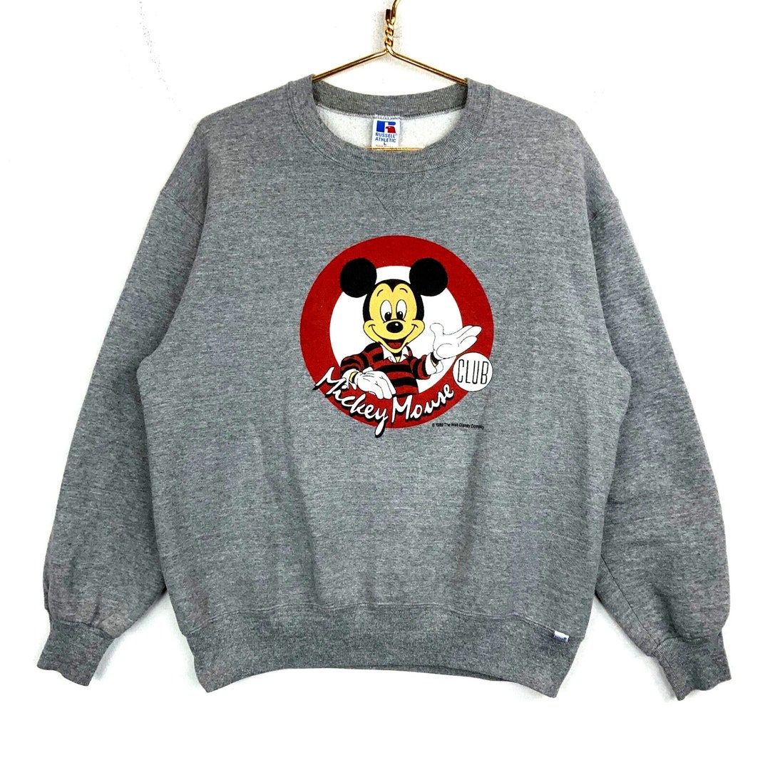 Vintage Mickey Mouse Russell Athletic Sweatshirt Crewneck Size Large ...