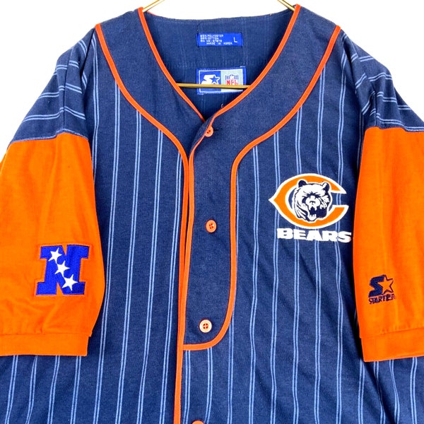 Chicago Bears Baseball Jersey - Etsy