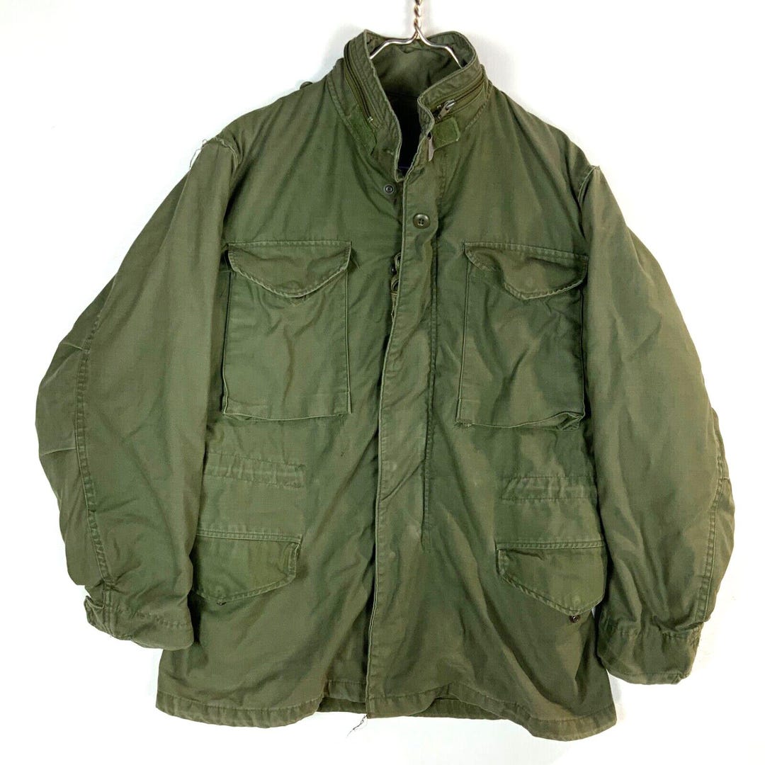 Vintage Military Og-107 Jacket Size Small Green Full Zip - Etsy
