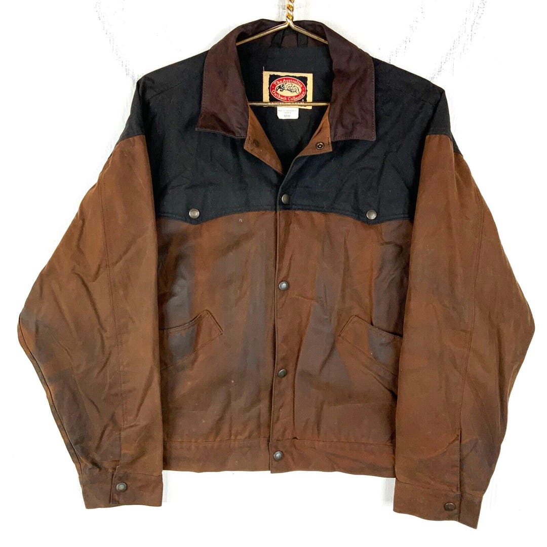 Vintage Australian Outback Wax Hunting Jacket Medium Made in Canada ...