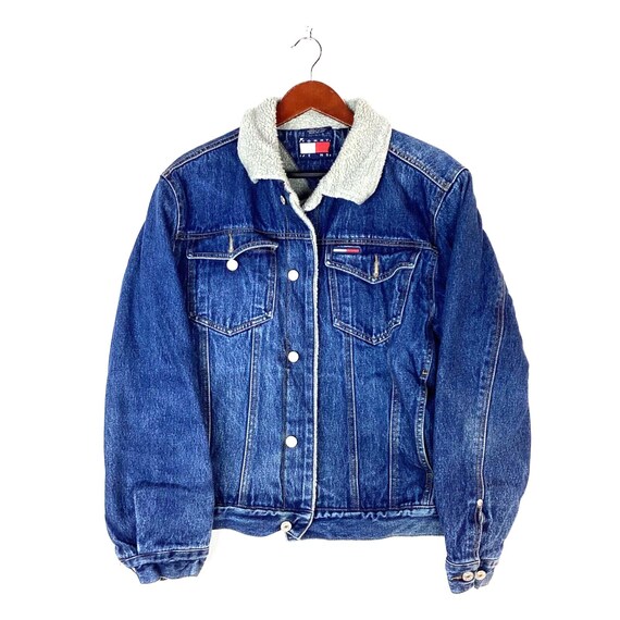 Tommy hilfiger sherpa trucker jacket store