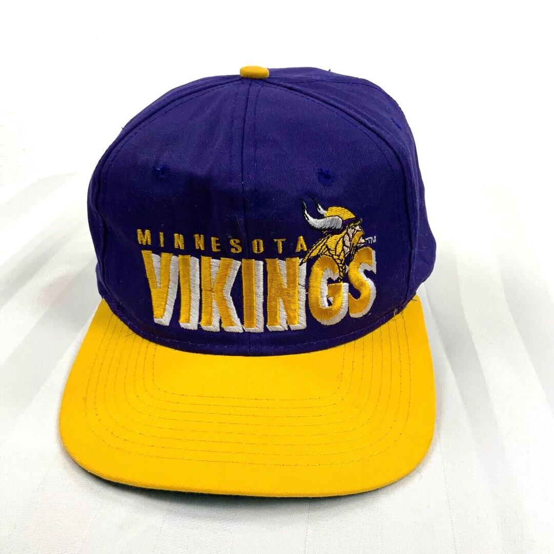 Vintage Minnesota Vikings Snapback Hat Cap Adjustable Nfl 90s Purple - Etsy